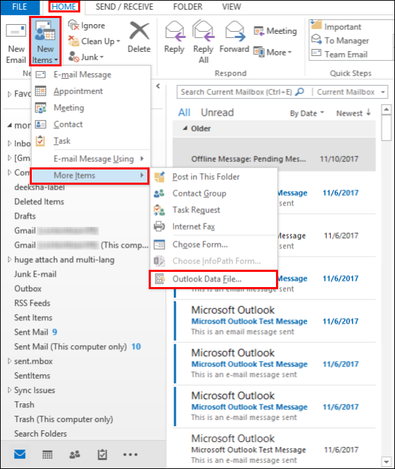 How To Create PST File In Outlook 2016 2013 2010 2007 How To Create PST File In Outlook 2016 2013 2010 2007